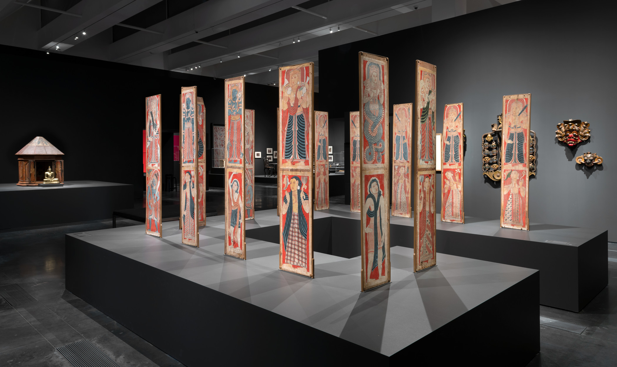 Architectural Panels from a Buddhist Temple | Unframed