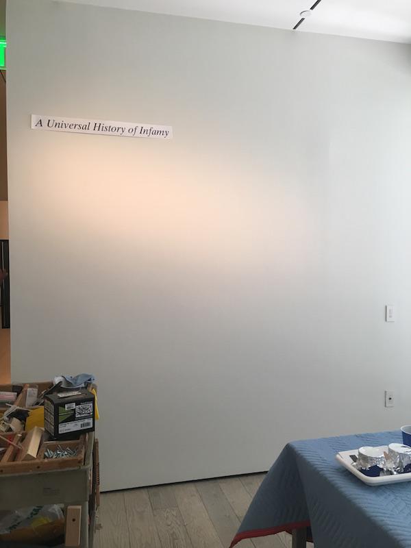 The Making of A Universal History of Infamy | Unframed